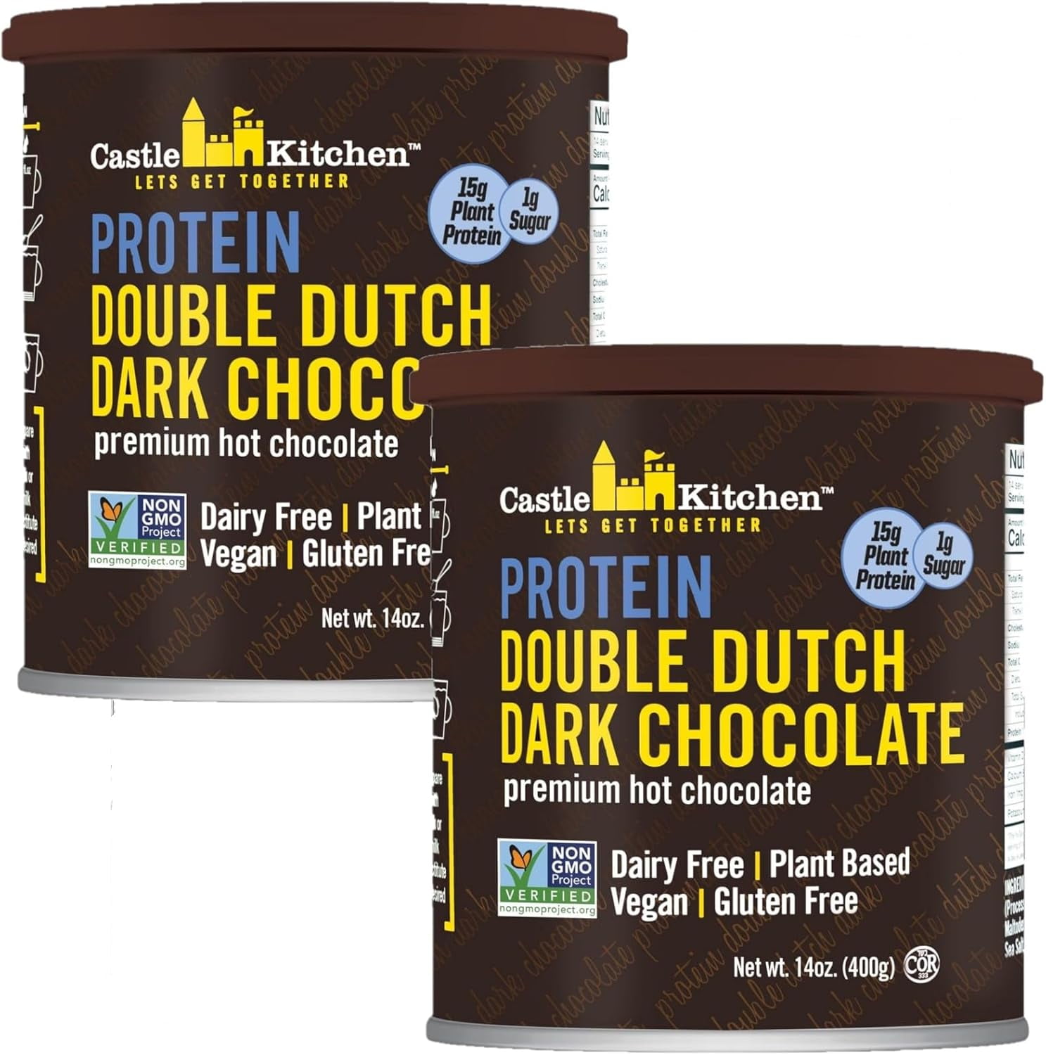 Castle Kitchen Protein Hot Chocolate (2 Pack, 14oz Ea) - Winter ...