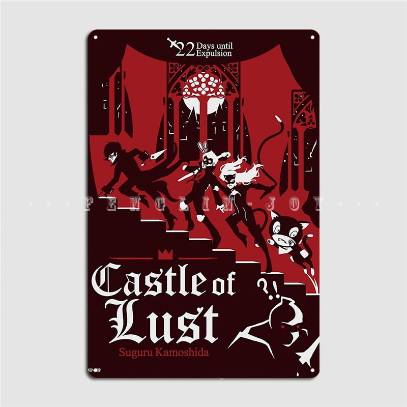 Castle Of Lust Poster Metal Plaque Plaques Vintage Pub Garage Wall Pub ...