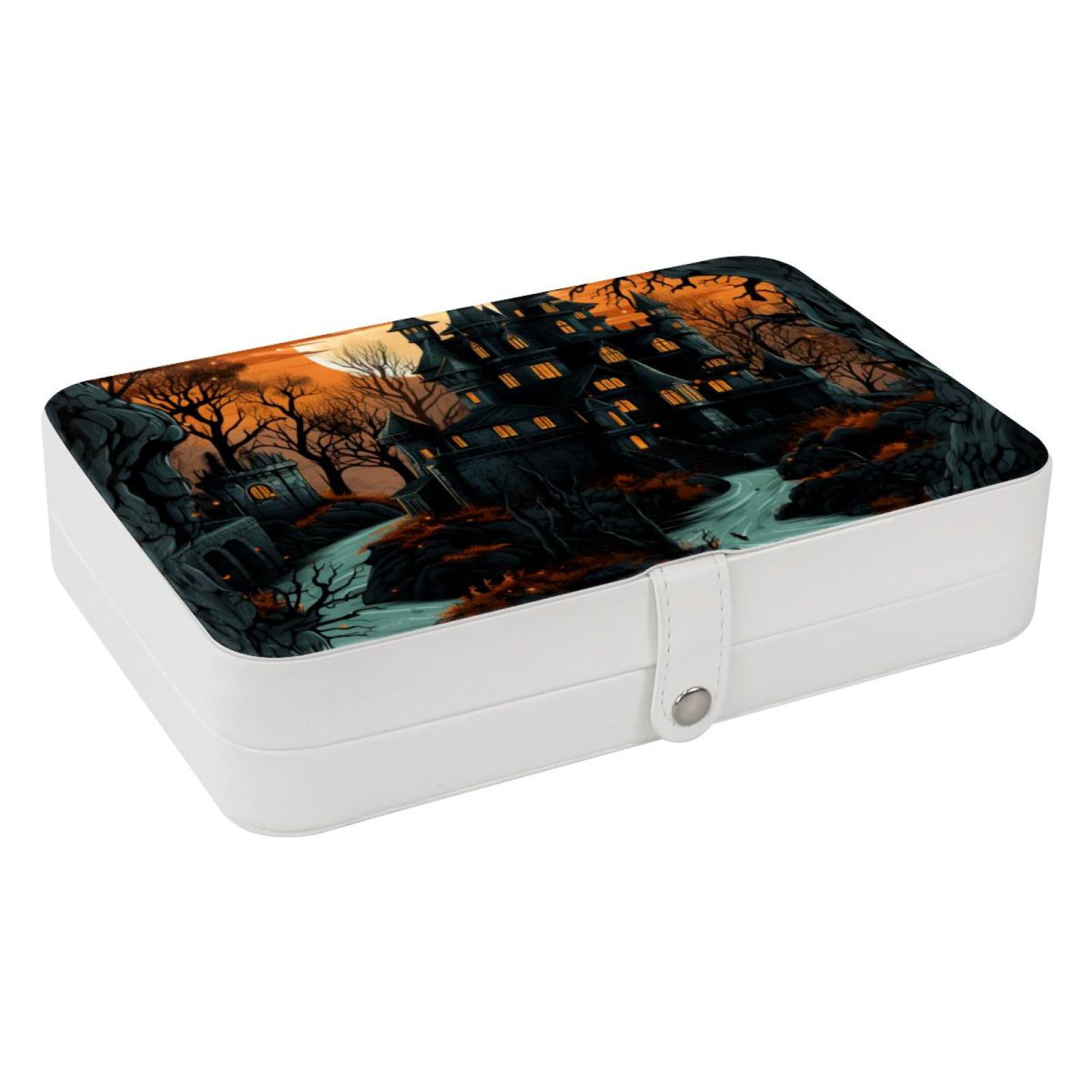 Castle PU Leather Display Case with Removable Compartment and Portable ...