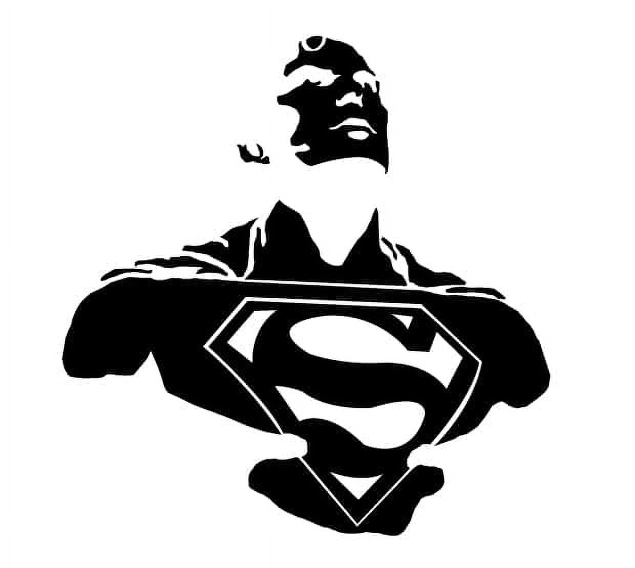 Castle Peak Graphics Superman Inspired Vinyl Decal Sticker, 6.5-Inches ...