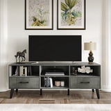 Free Shipping! CASTLE PLACE TV Stand Console for TVs up to 65 inch Grey ...