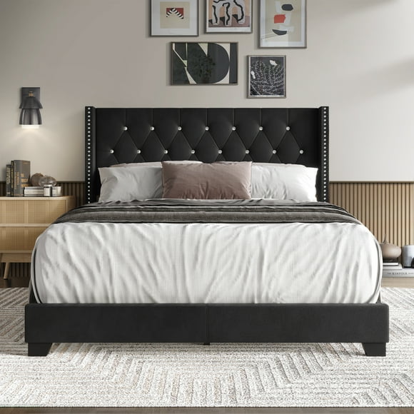 Black Queen Size Bed Frame