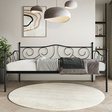 Castle Place Vintage Spindle Twin Size Wooden Daybed, Black - Walmart.com