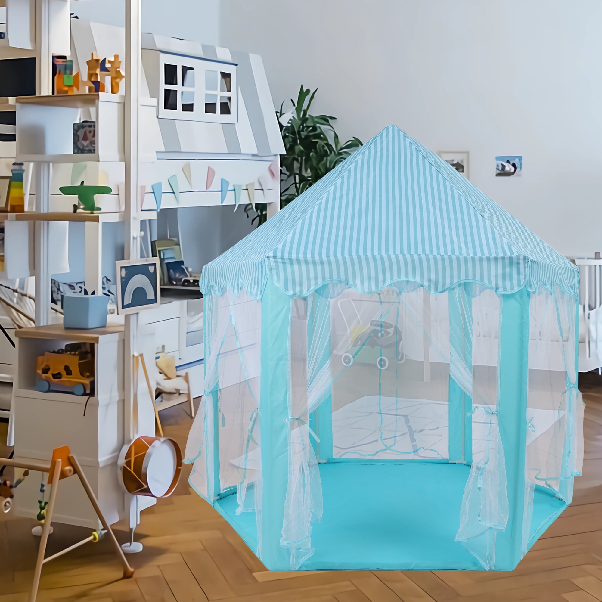 Castle Playhouse Kids Tent Indoor Gift Tent for Kids Inside Princess ...