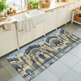 Castle River Washable Runner Rugs 2'x6', Vintage Boho Ethnic Urban Blue ...