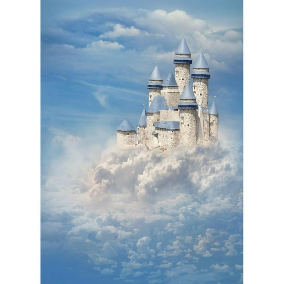 Castle Sky Clouds Photo Background Computer Printed Photography ...