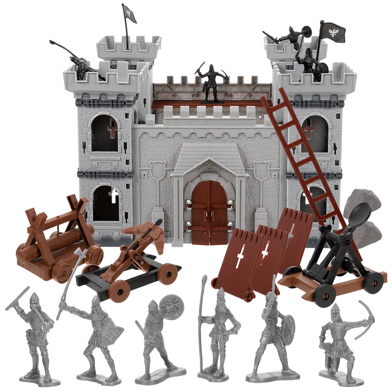 ifundom iers Action Figures Medieval Castle Toy Set Collectible ...