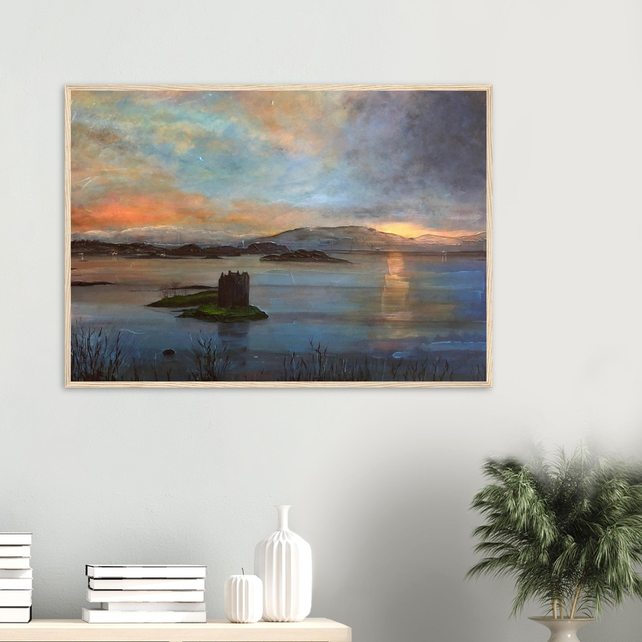Castle Stalker Twilight | Signed Fine Art Prints By Scottish Artist ...