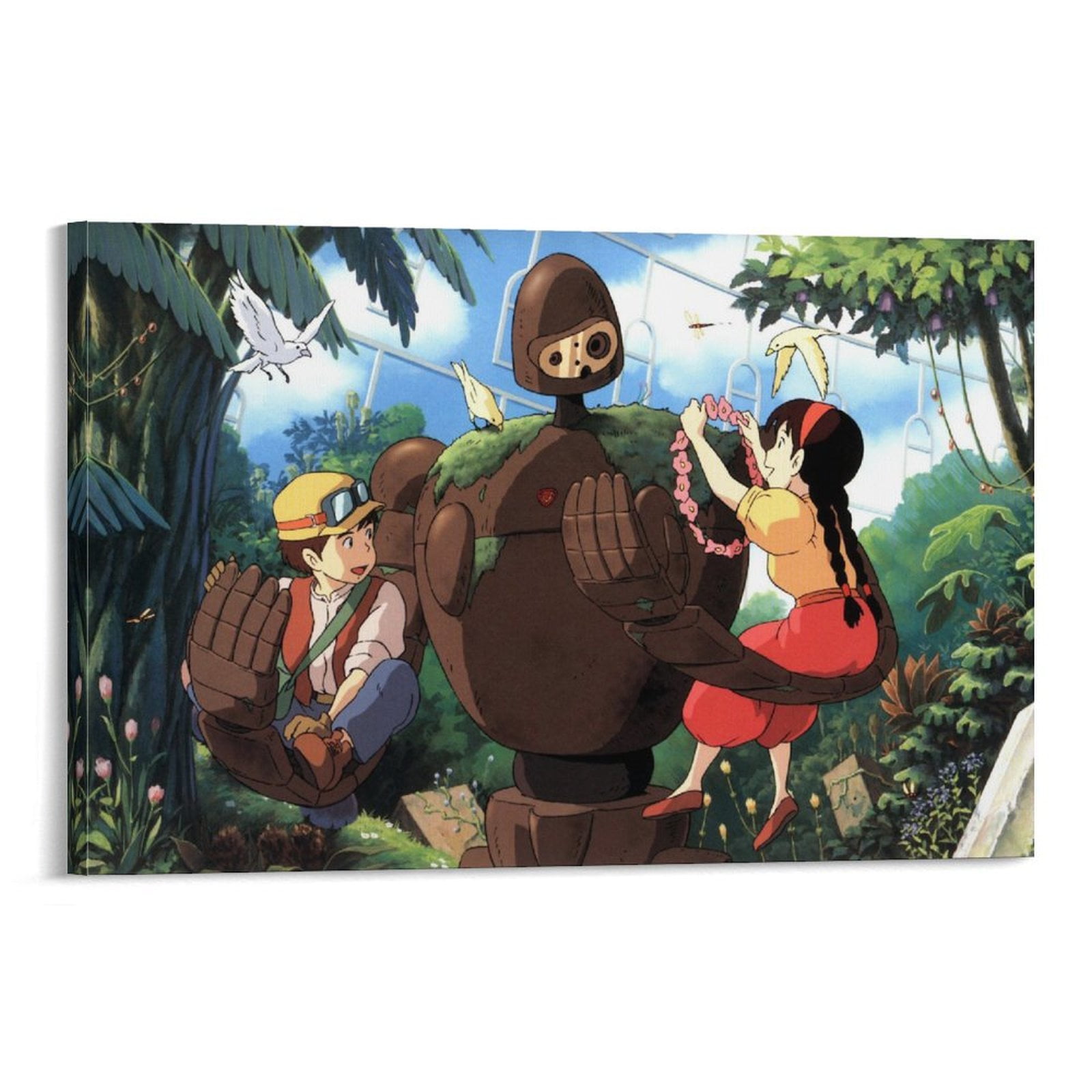 Castle in The Sky Anime Laputa And Sheeta Poster Wall Art Poster Gifts ...