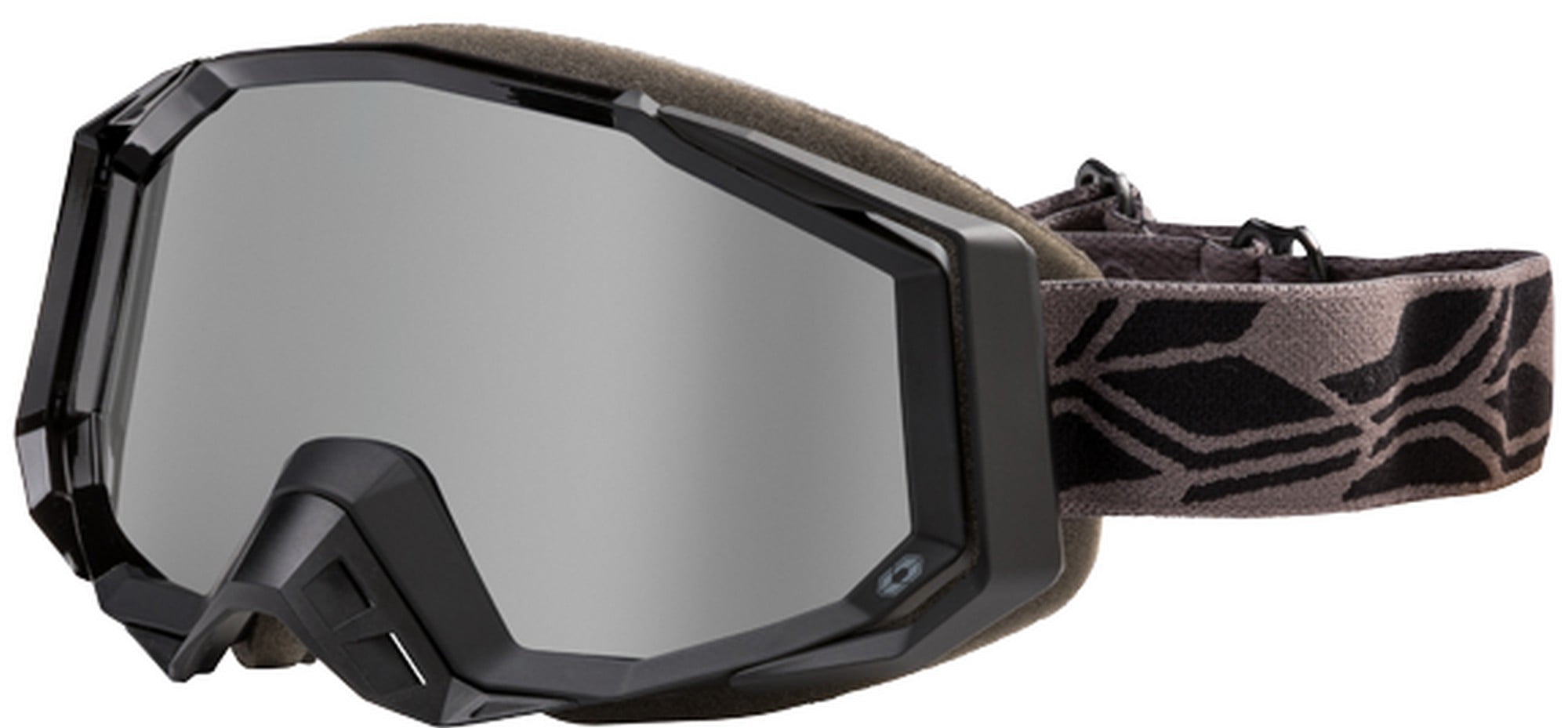 Castle Trace G2 Snow Goggles Matte Black/Black w/Silver Mirror Lens ...