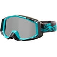 Castle Trace G2 Snow Goggles Matte Turquoise w/Silver Mirror Lens ...