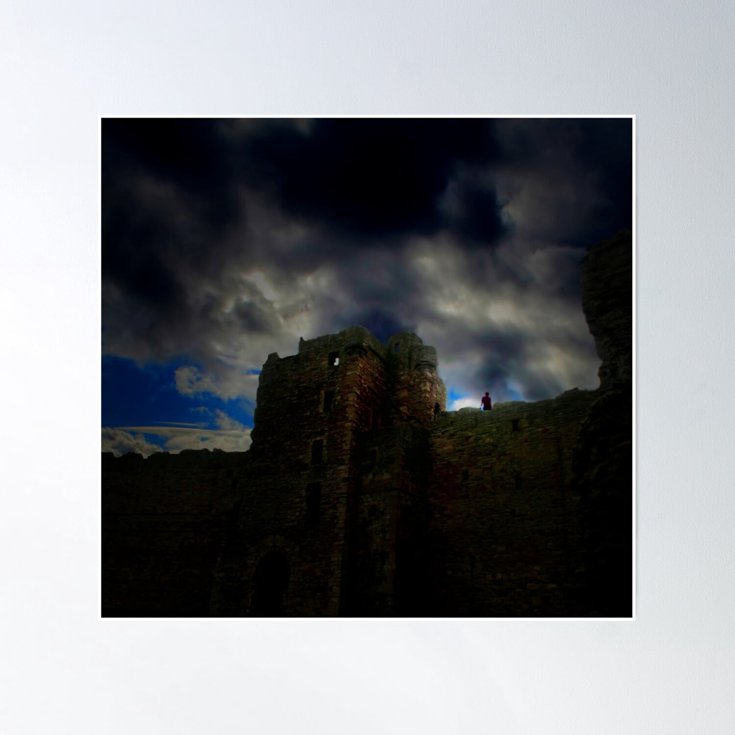 Castle Waiting Poster Wall Art, Modern Wall Decor, 30x30 UNFRAMED ...