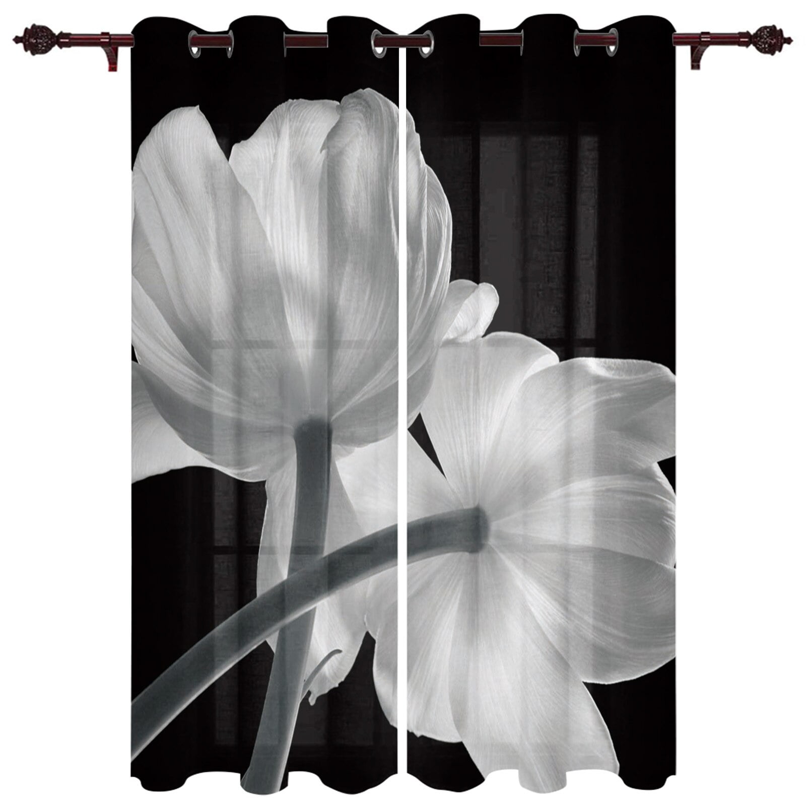 Castle Windows Rattan Retro Kitchen Curtain Kids Bedroom Living Room ...