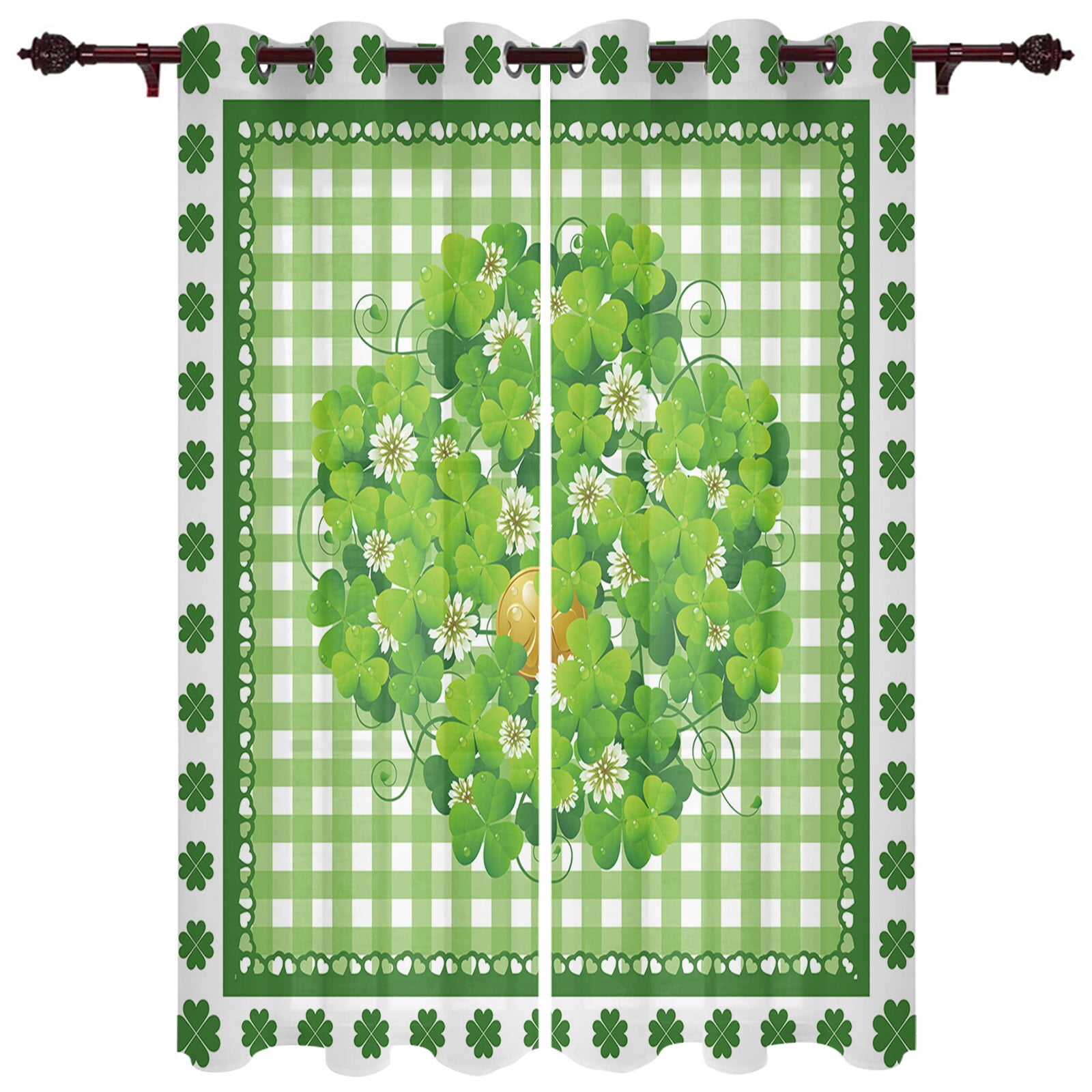 Castle Windows Rattan Retro Kitchen Curtain Kids Bedroom Living Room ...