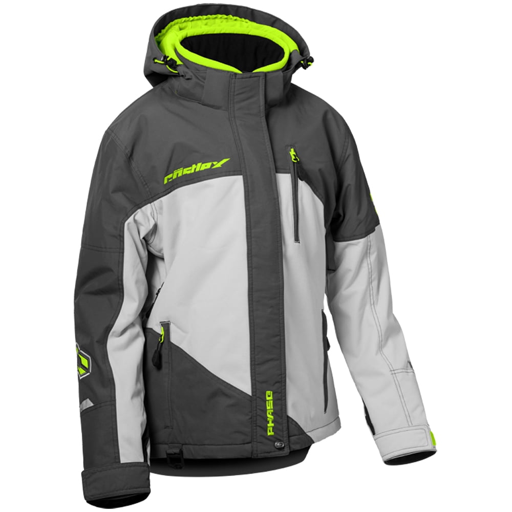 Castle X, 71-4234, Women's Phase G4 Snowmobile Jacket - Charcoal/Silver ...