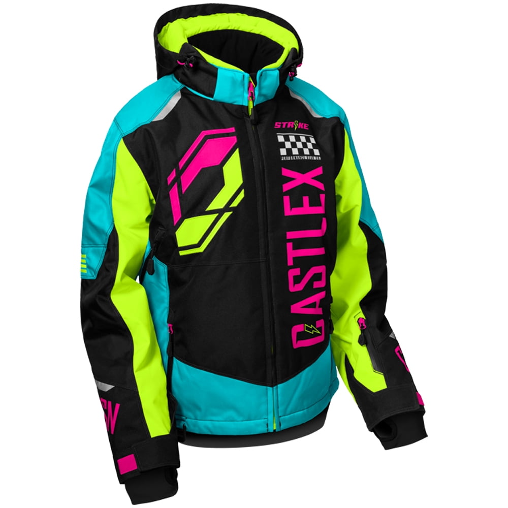 Castle X, 71-4436, Women's Strike G5 Snowmobile Jacket - Turquoise ...