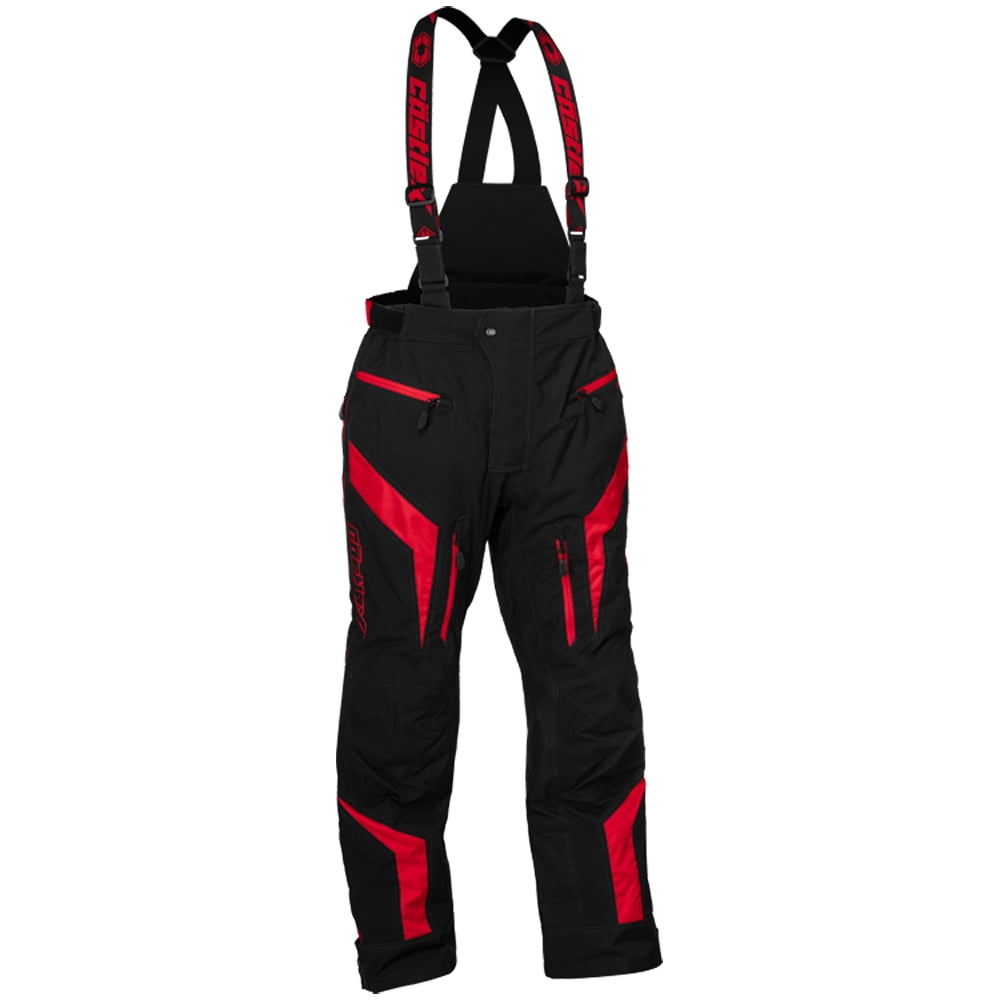 Castle X Fuel G8 Mens Snow Pants/Bibs Black/Red MD - Walmart.com