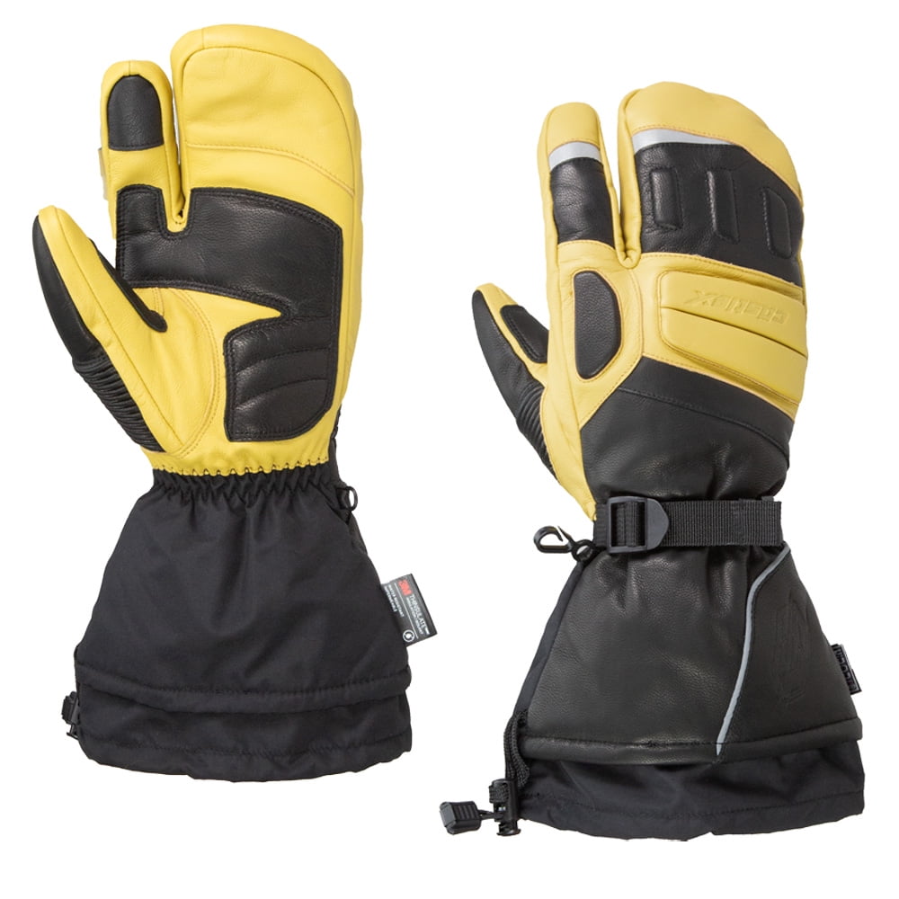 Castle X TRS-G2 Mens Snow 3-Finger Mittens Tan LG - Walmart.com