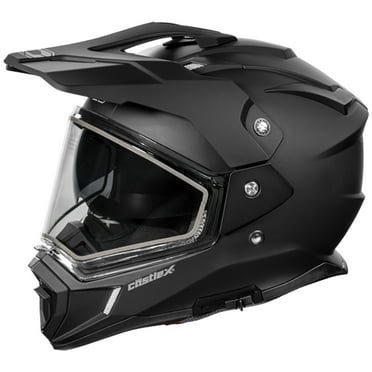 Castle CX950 V2 Fierce Modular Motorcycle Helmet Matte Black/Grape LG ...