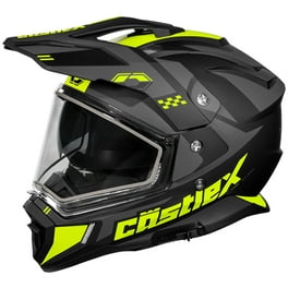 Castle X 36 8134 Adult Dual Sport Motorcycle Helmet CX200 WRATH Matte Hi Vis Medium Walmart