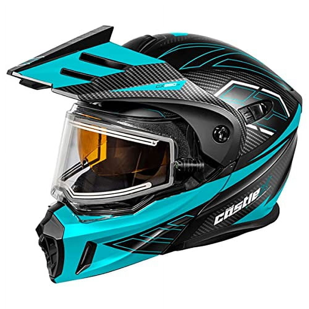 Castle X CX950 V2 Fierce Modular Electric Snow Helmet (Matte Black/Grape - Medium) - Walmart.com