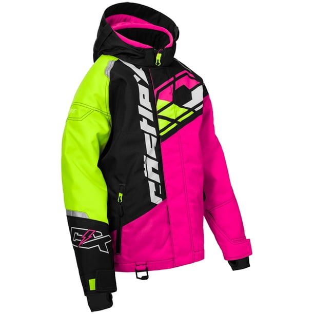 Castle X Code G4 Youth Snow Jacket Pink-Glo/Black/Hi-Vis XS - Walmart ...