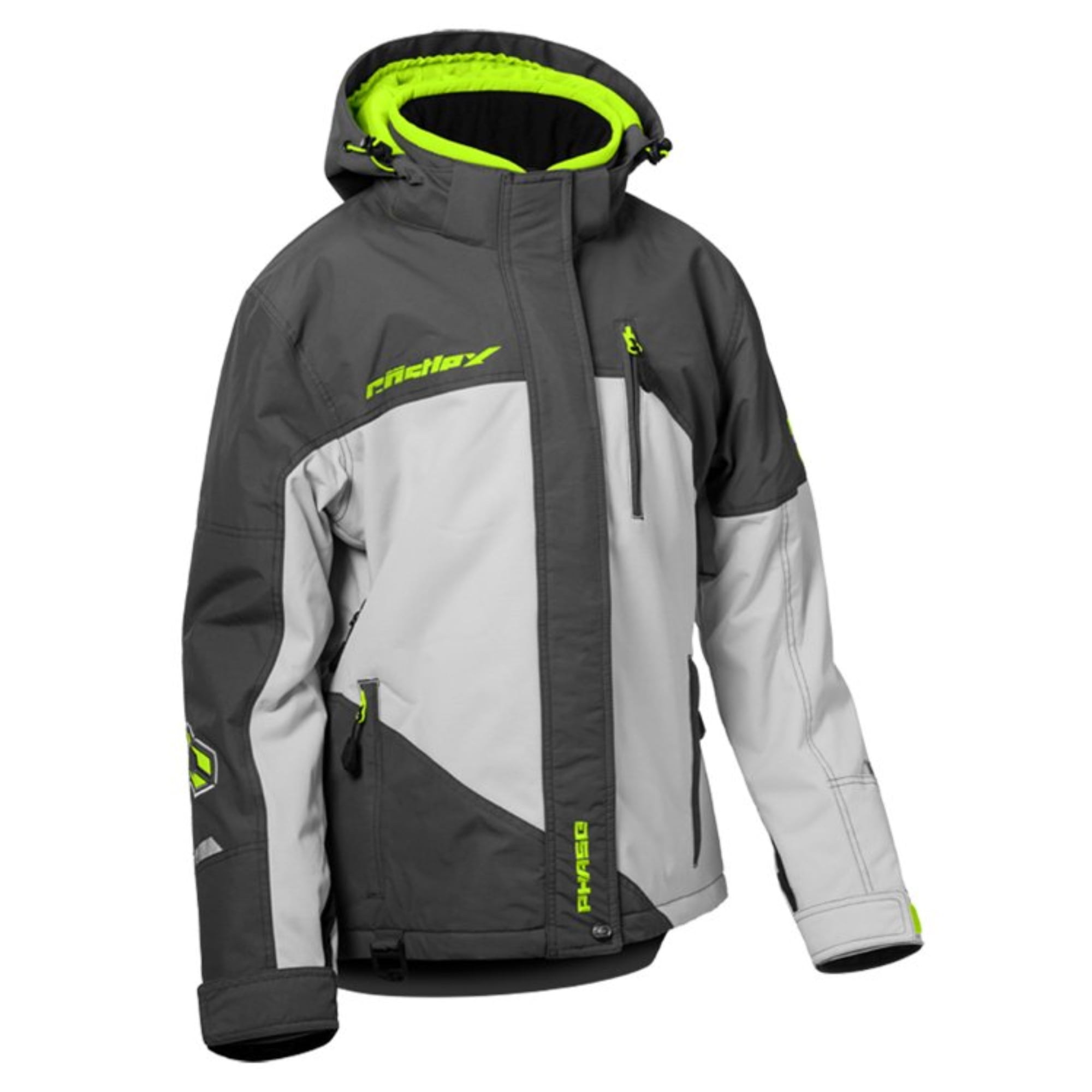 Castle X New Women's Medium Charcoal/Silver/Hi-Vi's G4 Phase Jacket, 71 ...