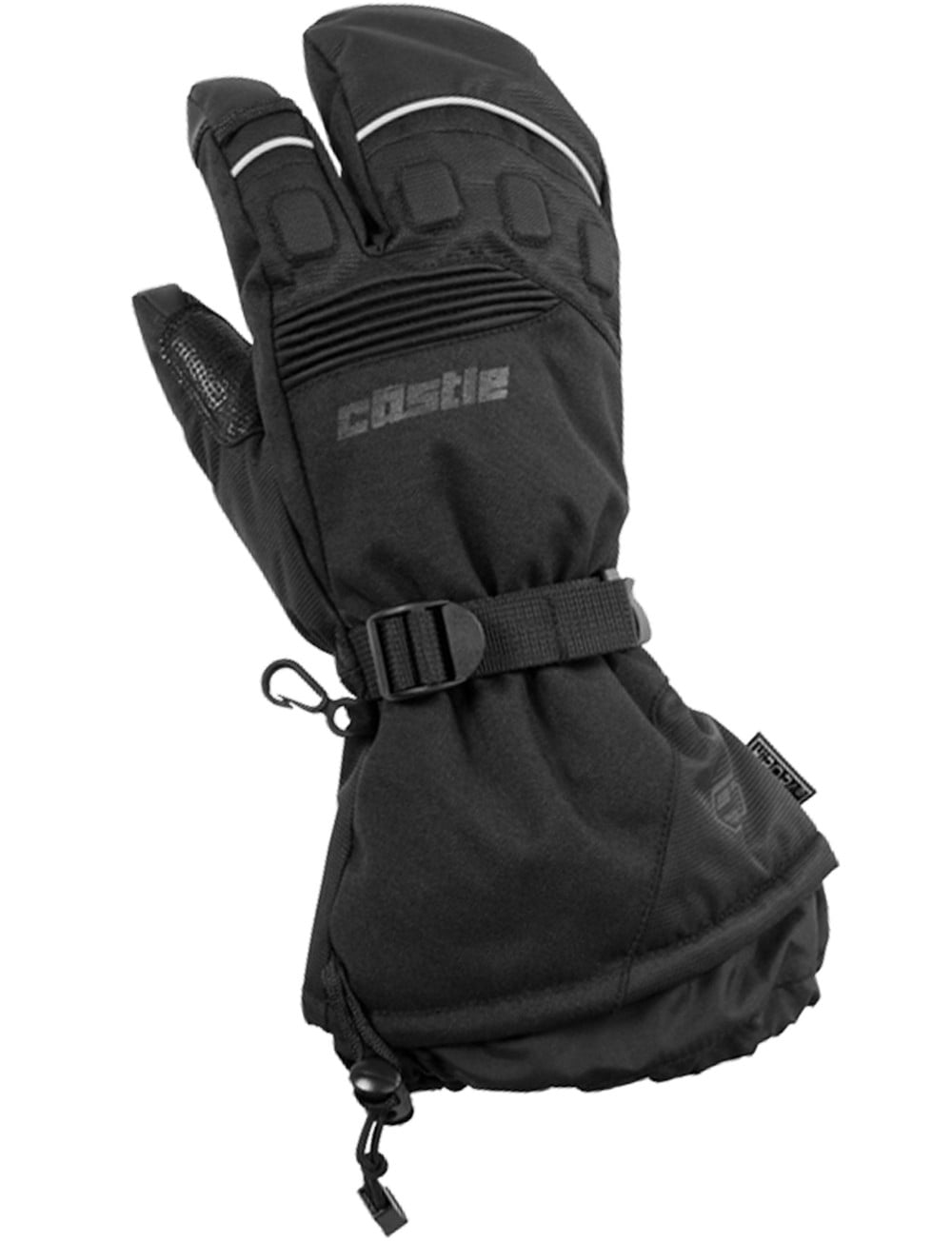 Castle X Platform 3-Finger Mens Snowmobile Mittens Black LG - Walmart.com