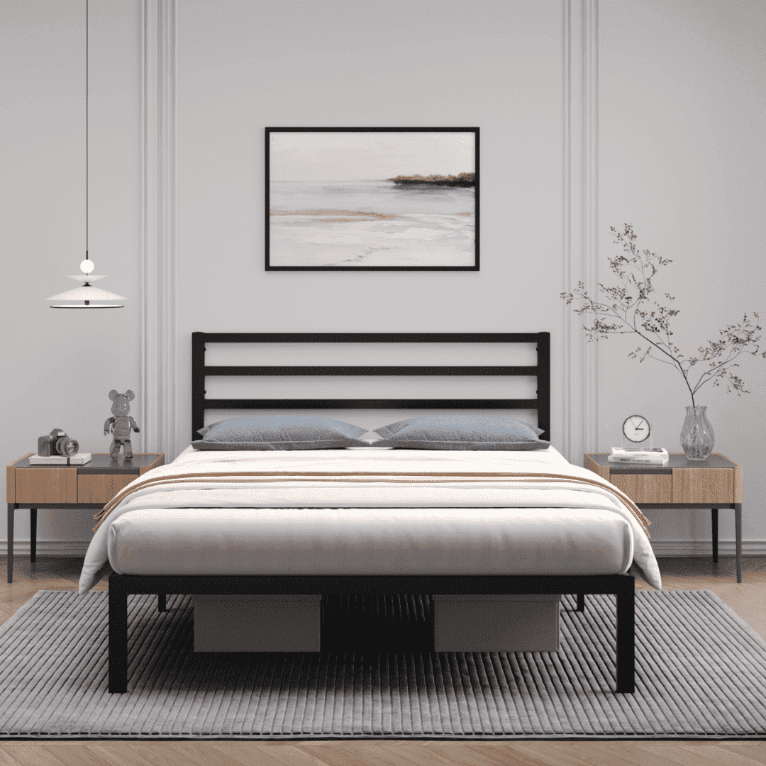 Golden Gate Beds - Modern Metal Bed Frame, Heavy Duty Steel Platform ...