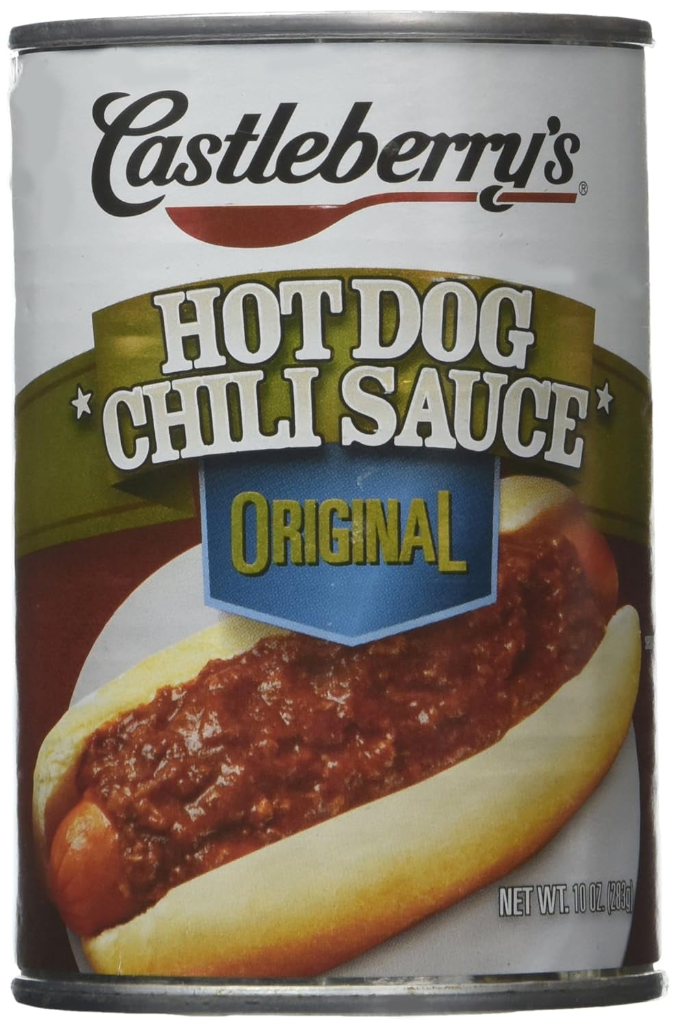 Castleberry's Original Hot Dog Chili Sauce, Canned Meat Sauce, 10 oz ...