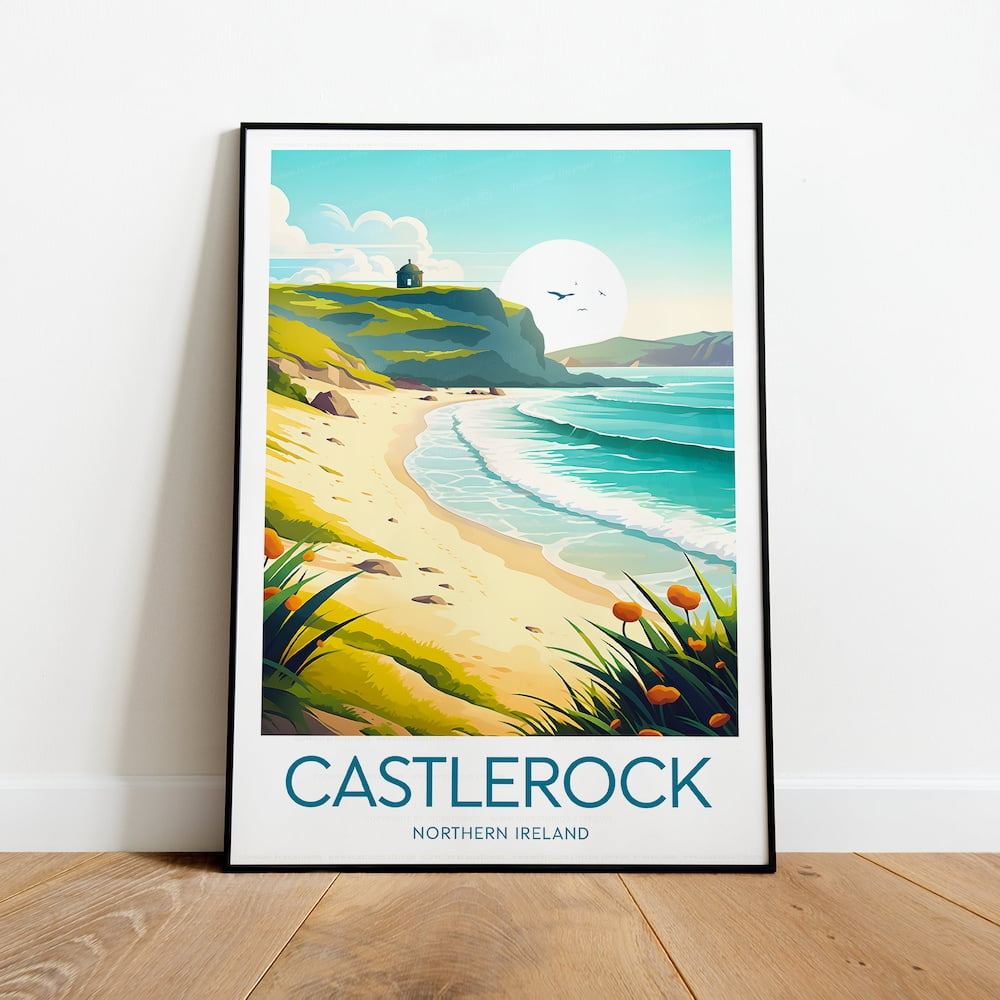 Castlerock Travel Print - Northern Ireland, Castlerock Poster, Wedding ...