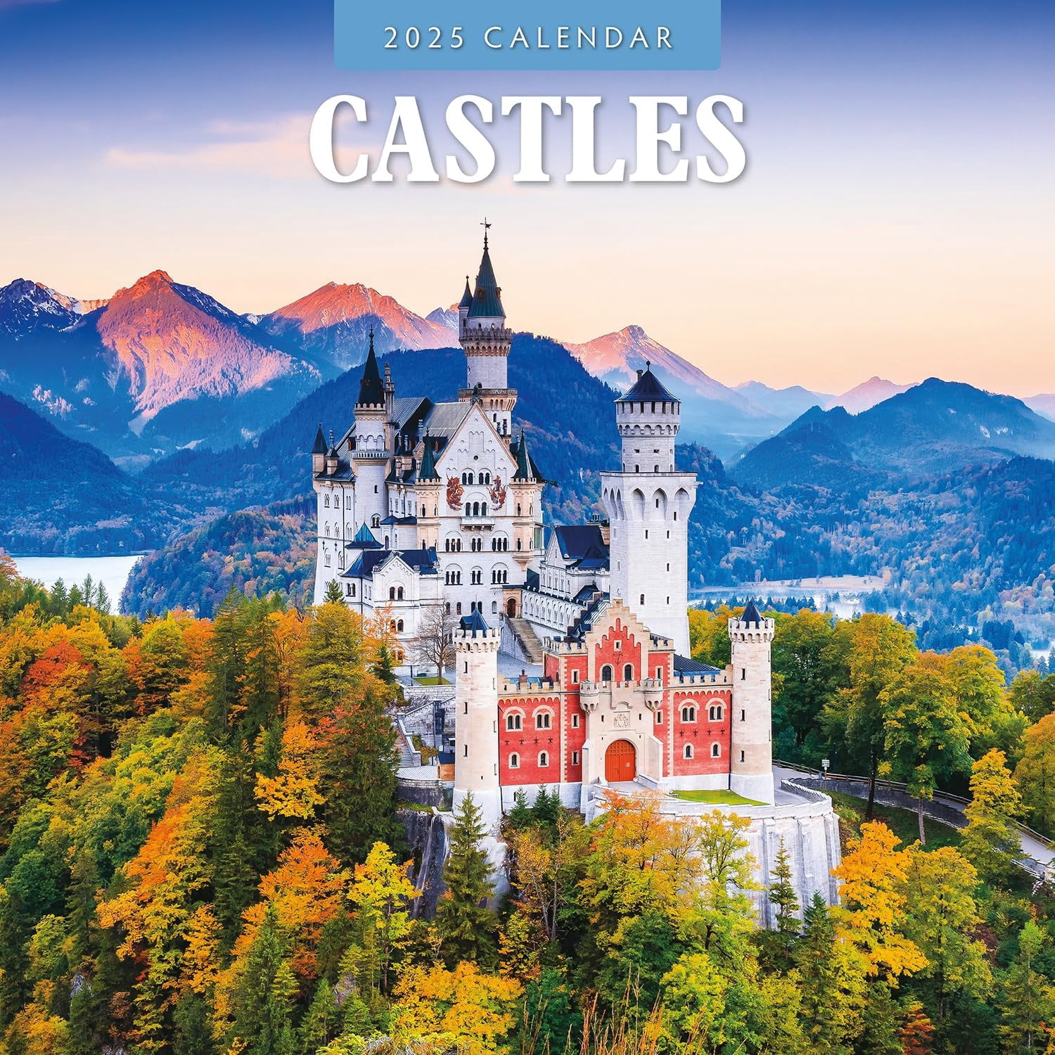 Castles 2025 Square Wall Calendar - Walmart.com
