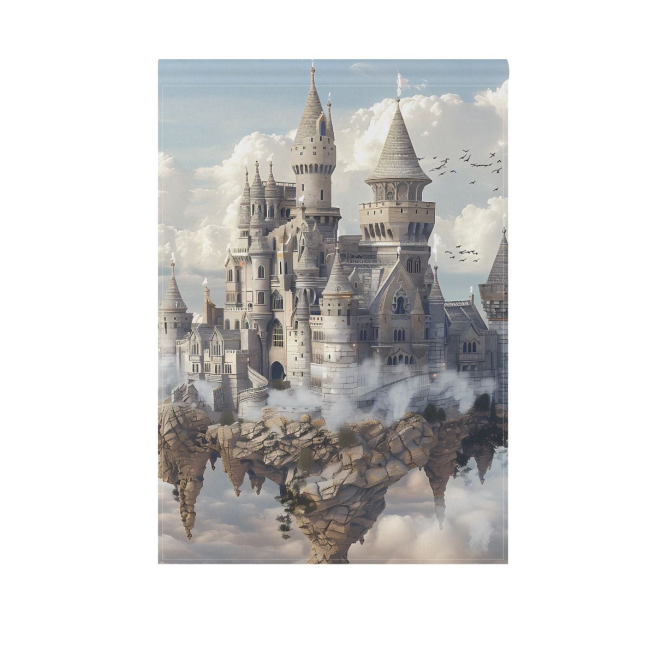 Castles Float in Air Garden Flag 12X18 Double Sided Yard Flags for ...