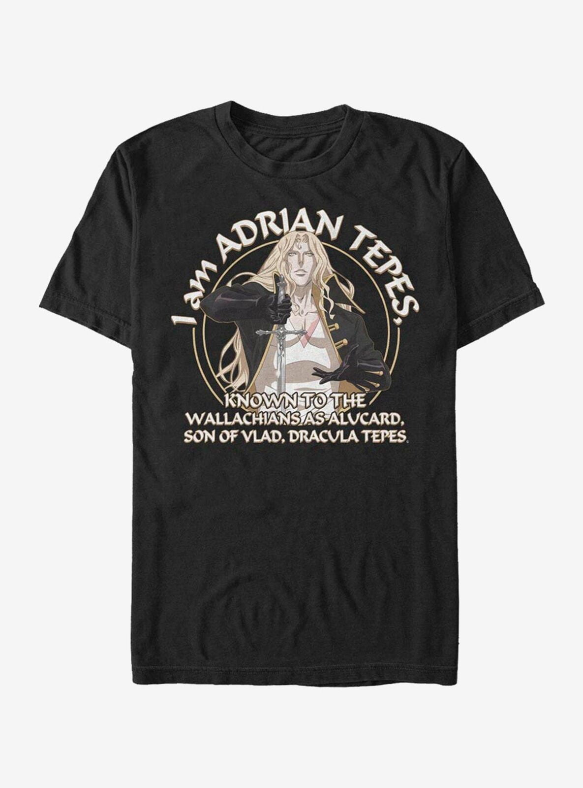 Castlevania Adrian Tepes Known As Alucard T-Shirt - Walmart.com
