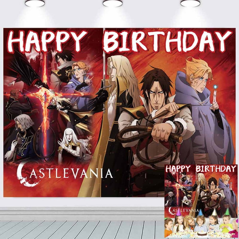 Castlevania Backdrop Banner Party Supplies Post Birthday Decorations ...