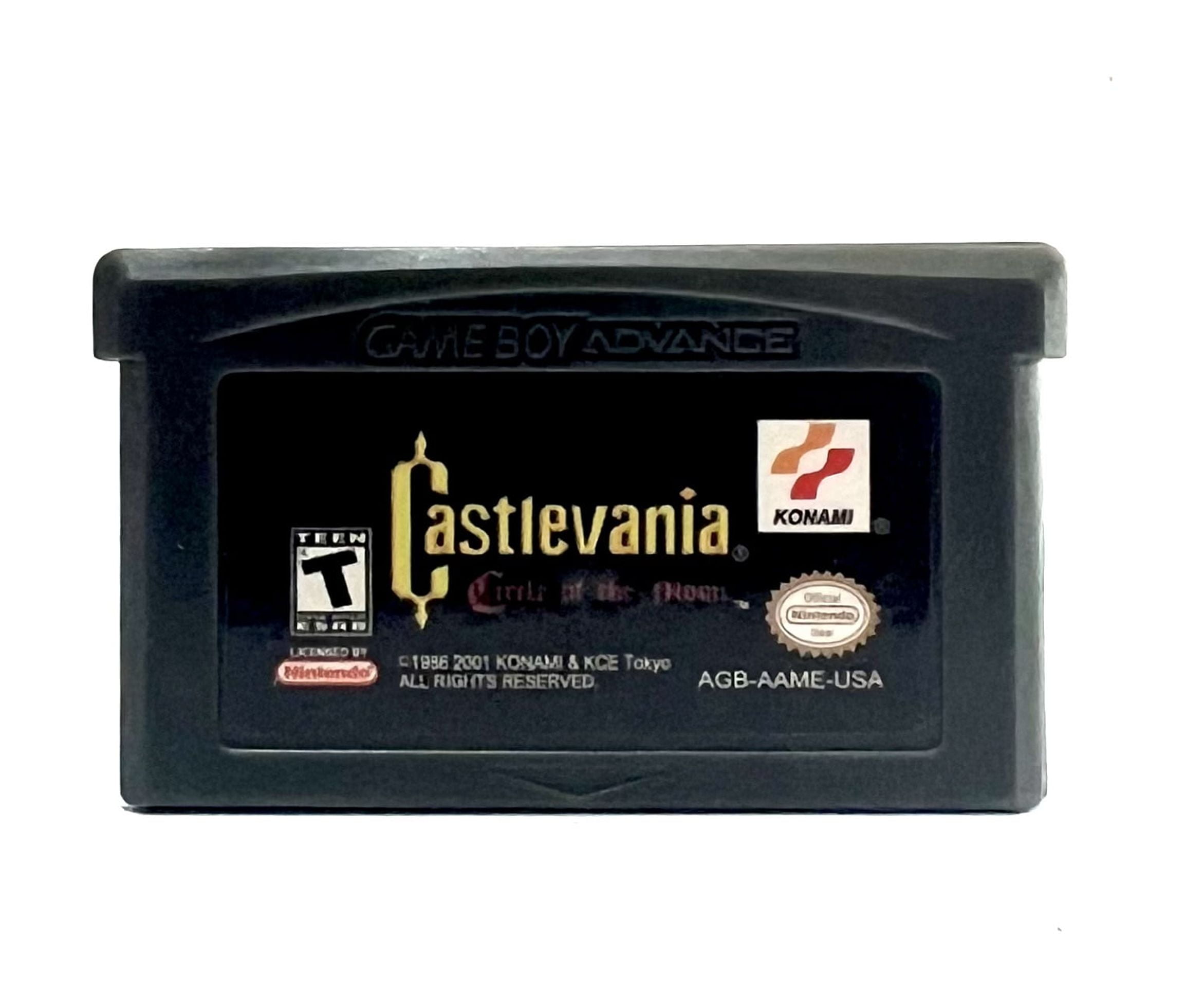 Castlevania Circle of the Moon GBA Gameboy Advance Game Card Cartridge ...