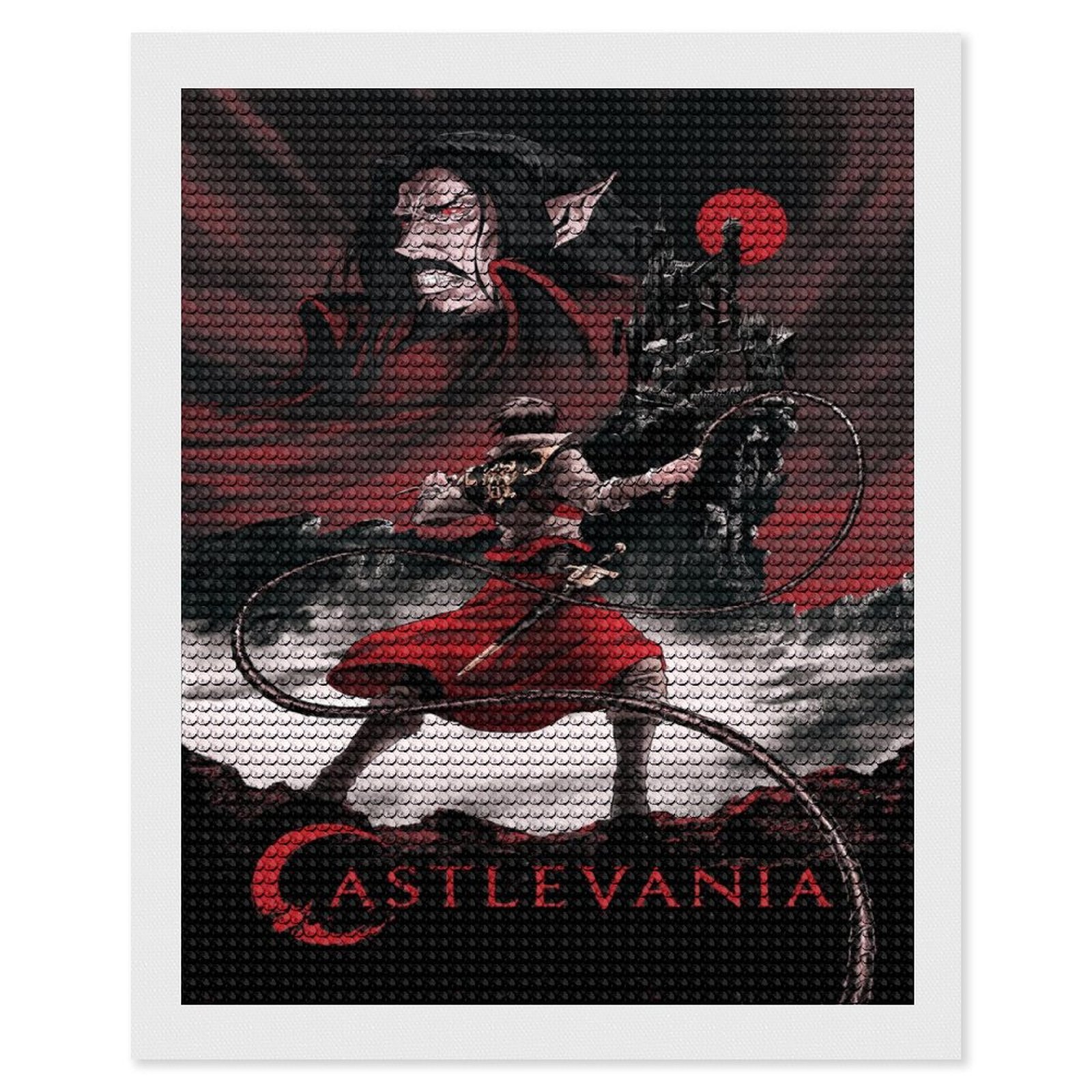 Castlevania Diamond Art Painting Kits for Adults, 5D Diamond Art Full ...