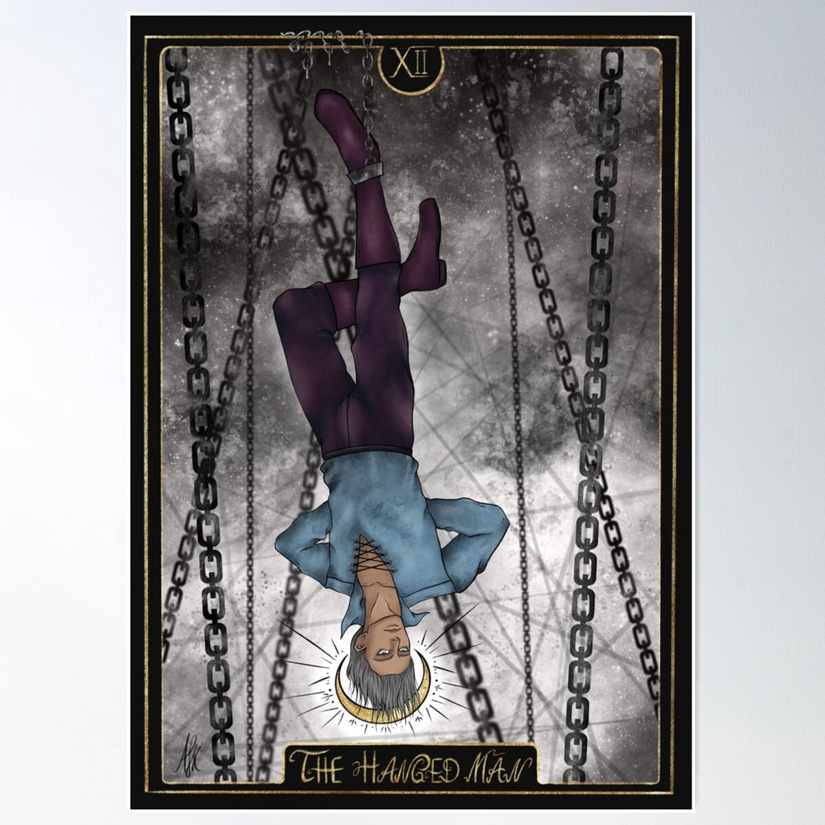Castlevania - Hector Tarot Card Version 2 Poster Wall Art, Modern Wall ...