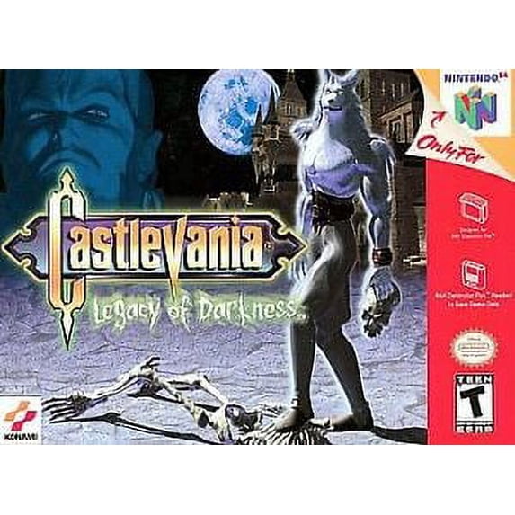 Castlevania: Legacy of Darkness Games Cartridge Card for N64 US Version ...