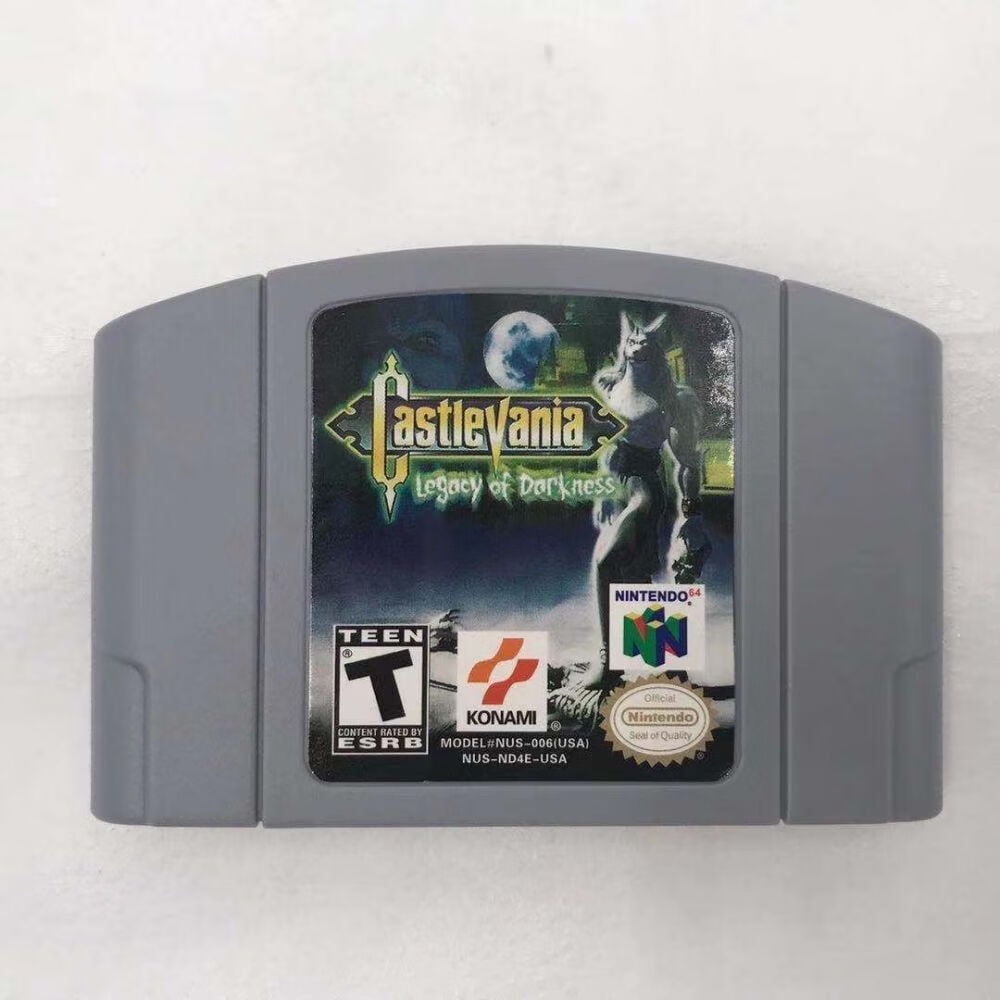 N64 Game Cartridges: Castlevania: Legacy of Darkness US Version, Game ...
