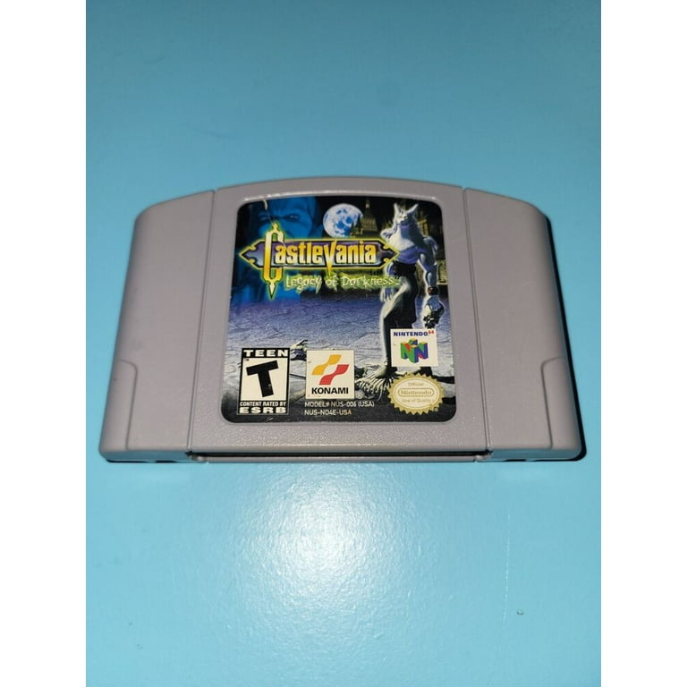 Castlevania Legacy of Darkness Nintendo 64 N64 Authentic Konami NICE Condition Walmart