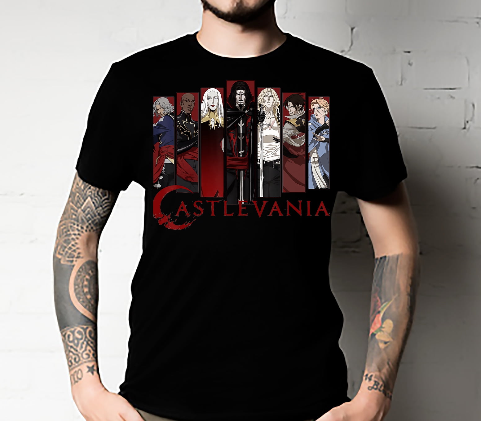 Castlevania NES game Start Screen T Shirt BLACK All Sizes 100% cotton ...