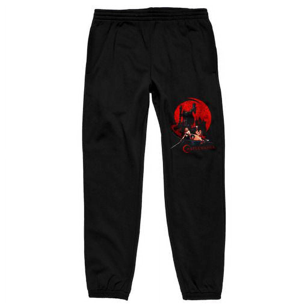 Castlevania Red Moon Characters Men's Black Sweatpants-Medium - Walmart.com