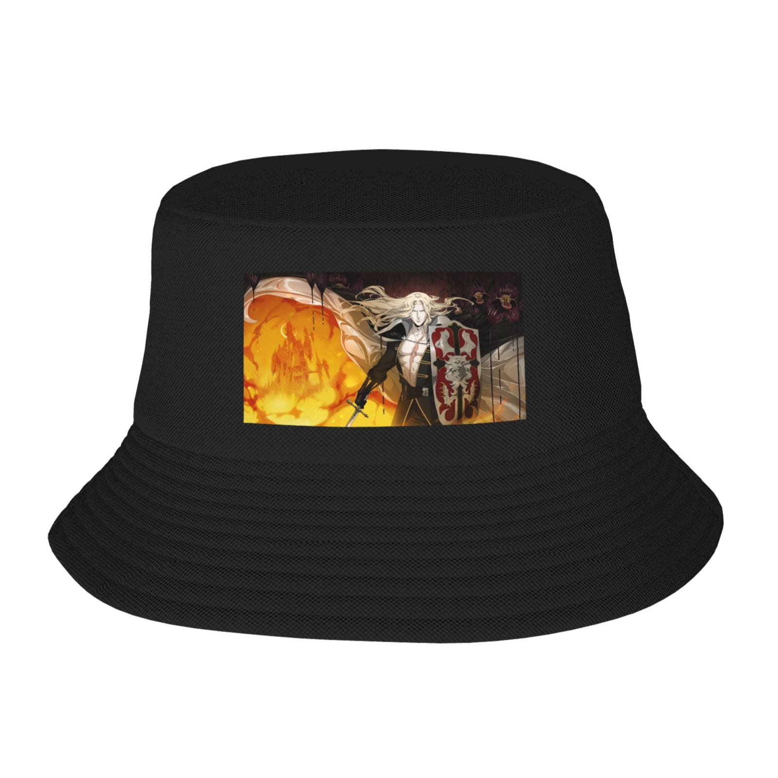 Castlevania Sun Hats for Men Women Bucket Hat Wide Brim UV Protection ...