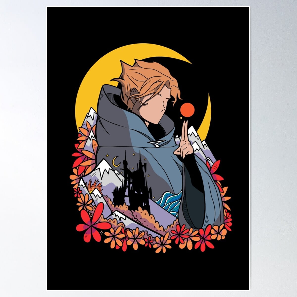 Castlevania Sypha Poster Wall Art, Modern Wall Decor For Living Room ...