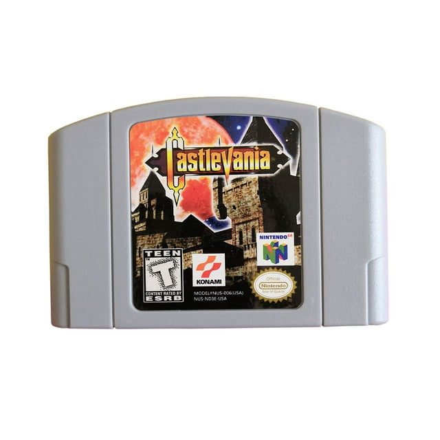 Castlevania Video Games Cartridge Card for N 64 Us Version - Walmart.com