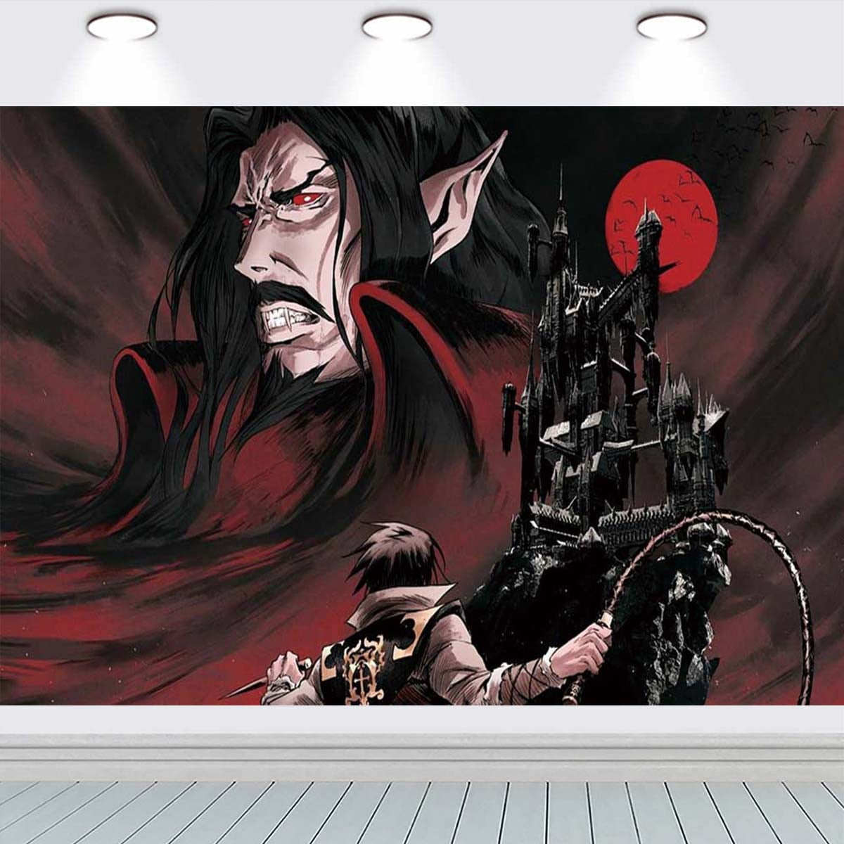Castlevania school Backdrop Party Supplies Taspestry Background Banner ...