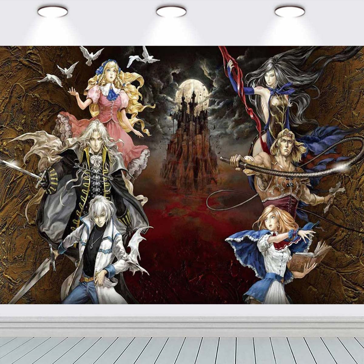 Castlevania school Poster Backdrop Banner Party Supplies Birthday ...