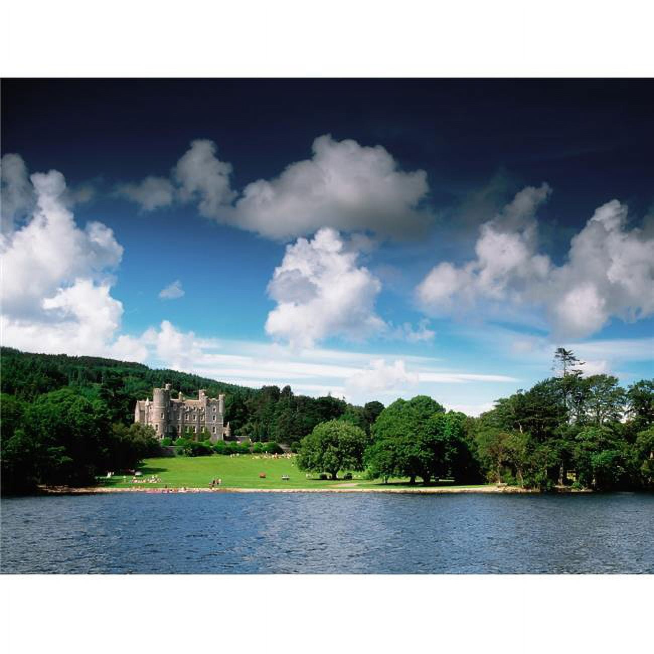 Castlewellan Castle & Lake Co Down Ireland - 19th Century Castle Poster ...