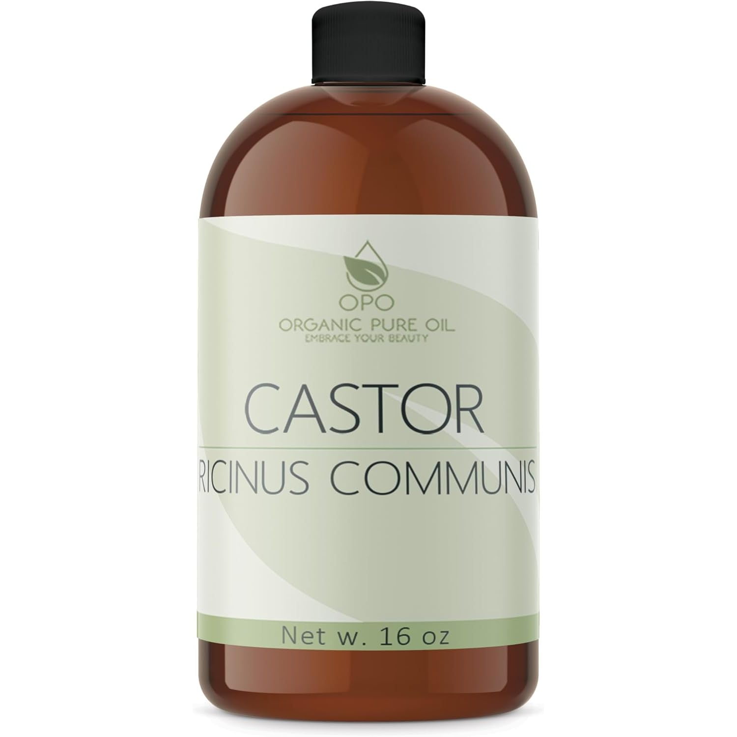 Castor Bean Oil - 100% Pure, Organic, Cold Pressed, Vegan, Non-GMO 16 ...